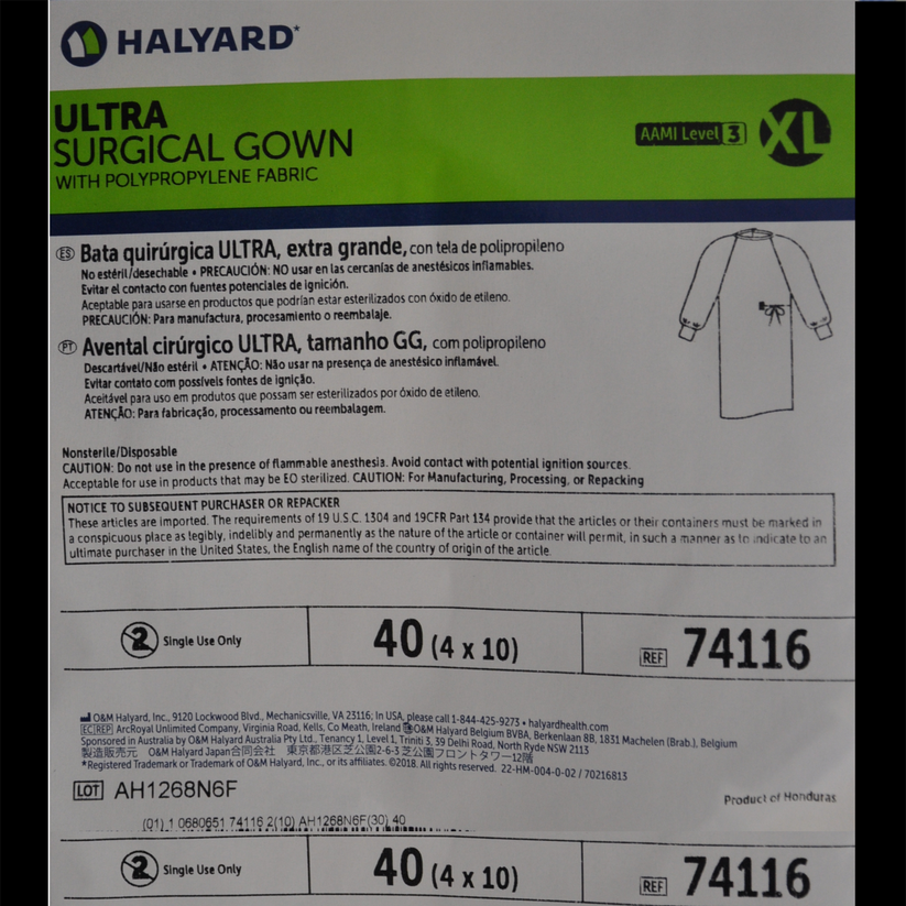 Halyard Surgical Gowns ($3.37/Gown) – Frontier Mortuary Supply LLC